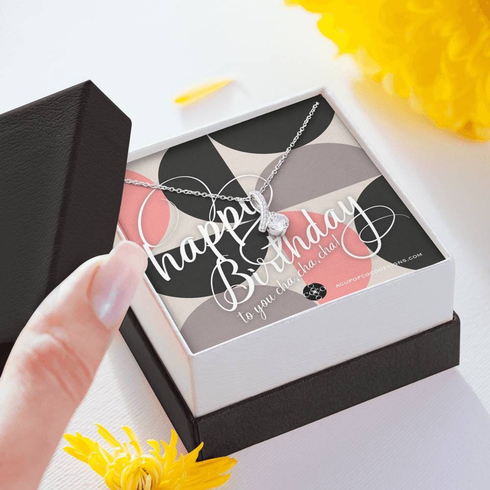 Happy Birthday to you cha cha cha Necklace gift for | Etsy