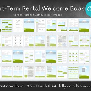 Short-term Rental Welcome Book Template | Customize & Edit in Canva ...