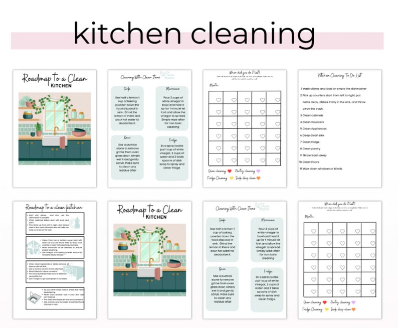 Roadmap to A Clean Kitchen - Etsy
