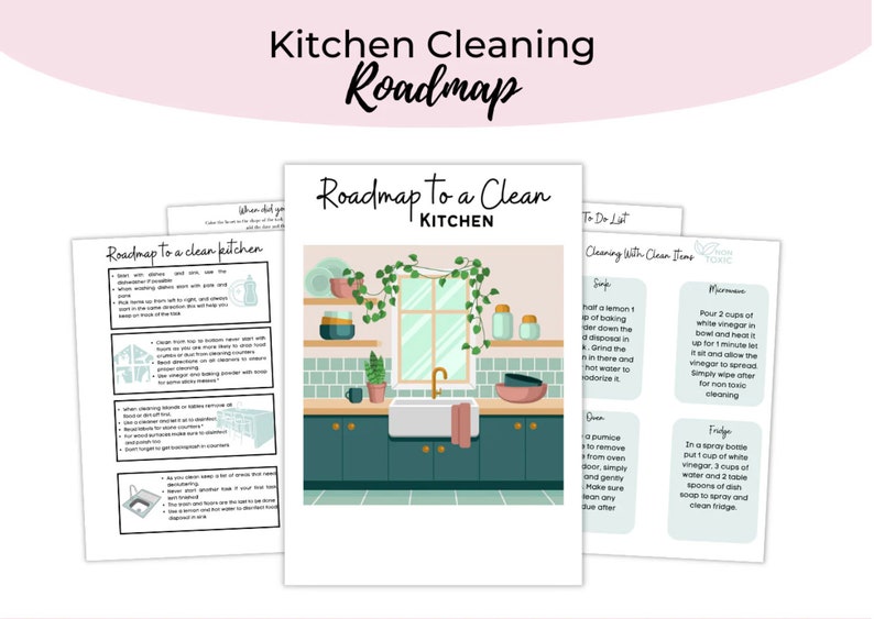 Roadmap to A Clean Kitchen - Etsy