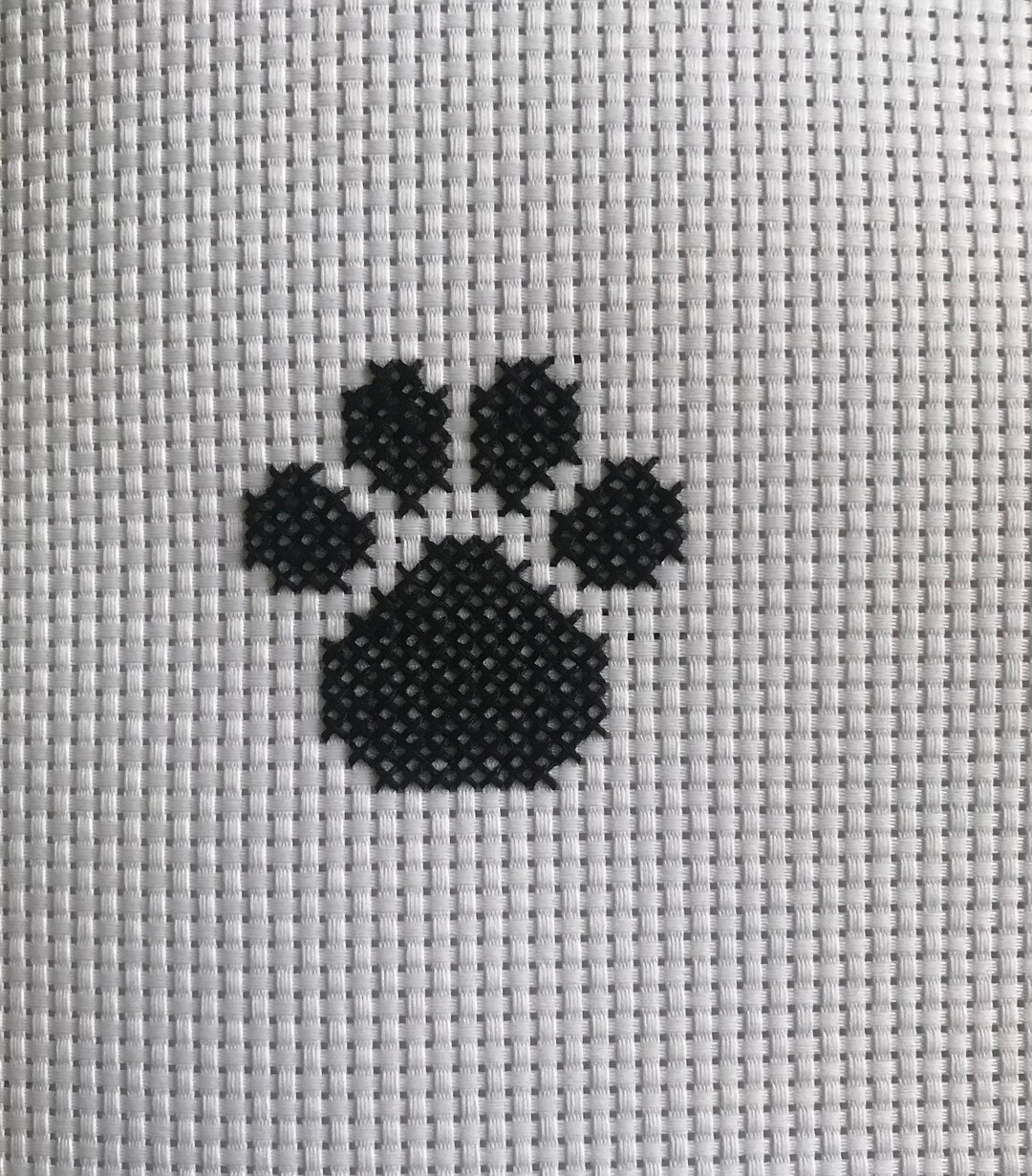 Dog Feet Cross Stitch Pattern PDF, Modern Cross Stitch, Beginner Cross ...