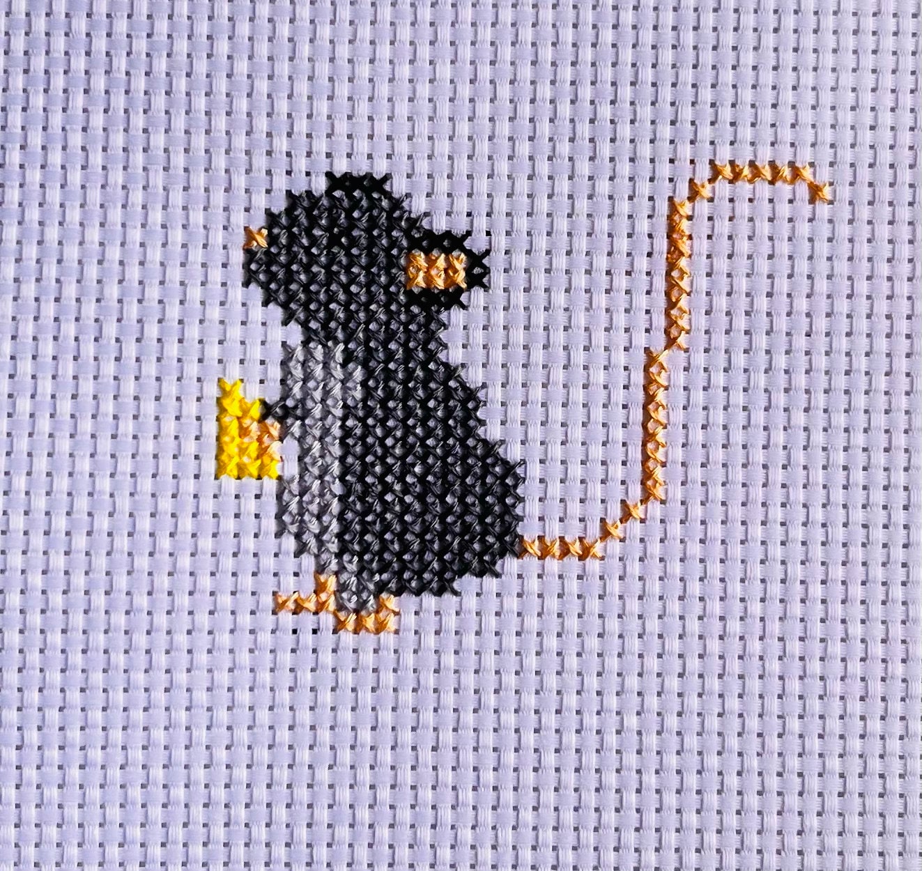 Rat Cross Stitch Pattern PDF, Modern Cross Stitch, Beginner Cross ...