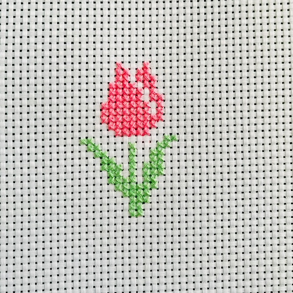 Tulip Cross Stitch - Etsy