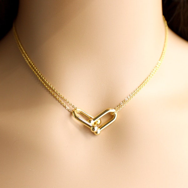 Double Link Chain - Etsy