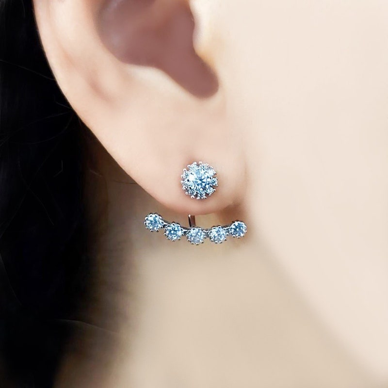 Front Back Earrings - Etsy