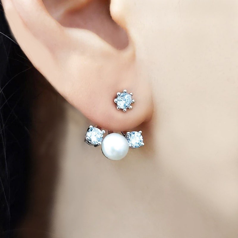 Front Back Earrings - Etsy