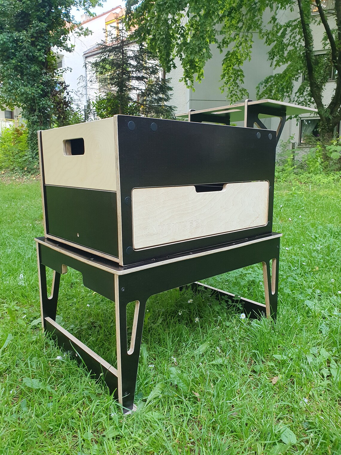 Portable Camping Kitchen, Laminated Plywood, Outdoor Camp Kitchen - Etsy