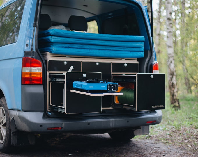 Moonbox Campingbox VW Van Kombi Campingküche Schlafsystem TYP 111 Modify Weiß - Etsy.de
