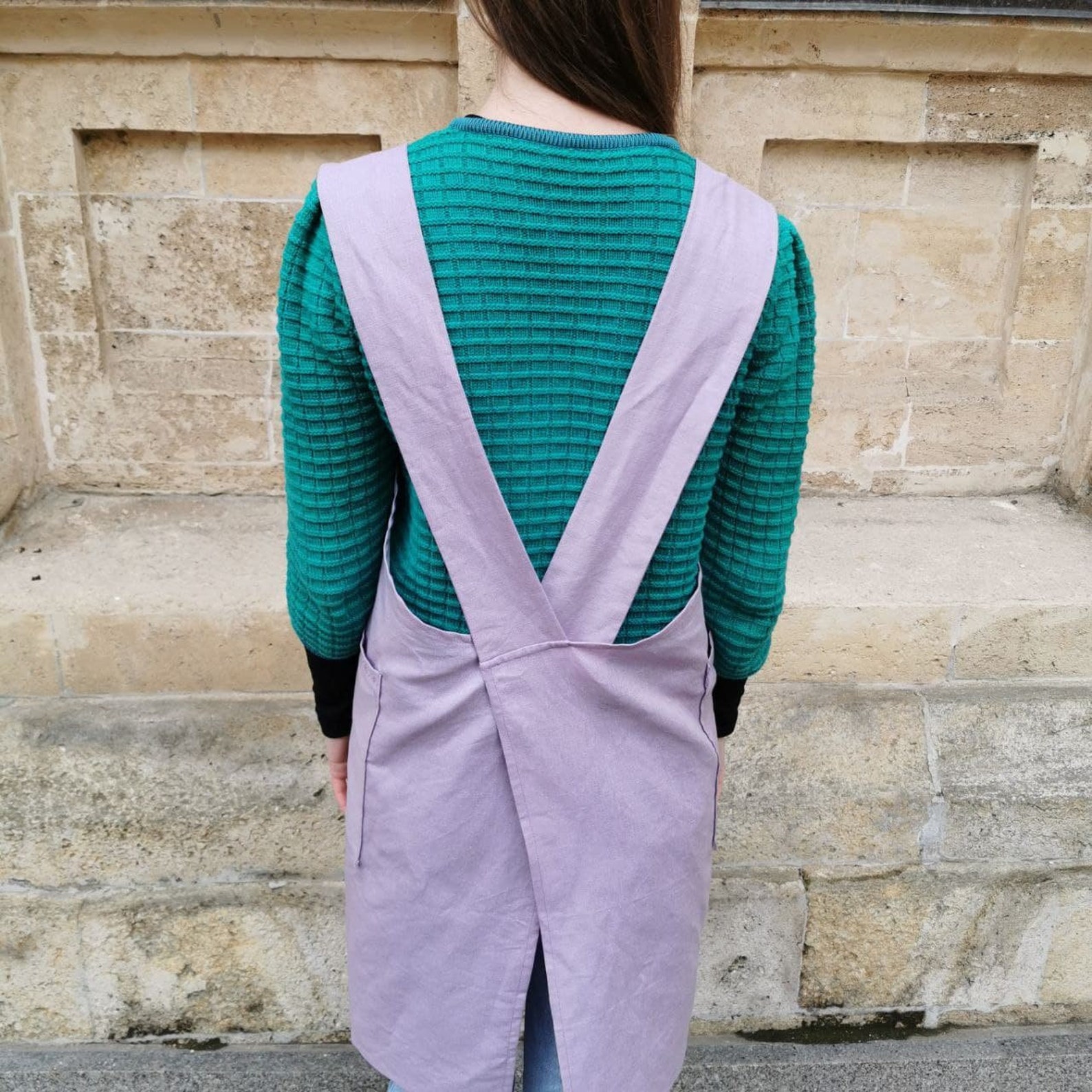 Japanese Apron Sewing Pattern PDF XXS-5XL Plus Size, Cross Back Apron ...