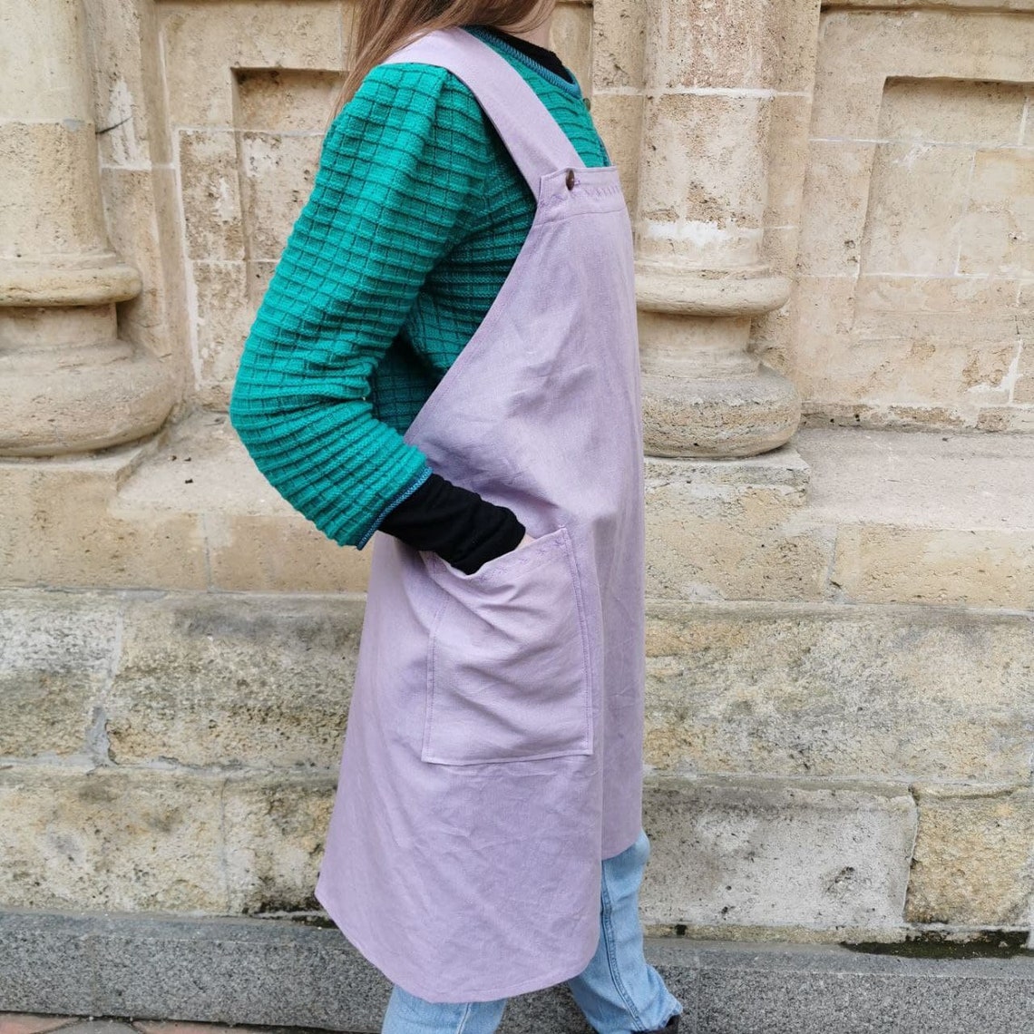 Japanese Apron Sewing Pattern PDF XXS-5XL Plus Size, Cross Back Apron ...