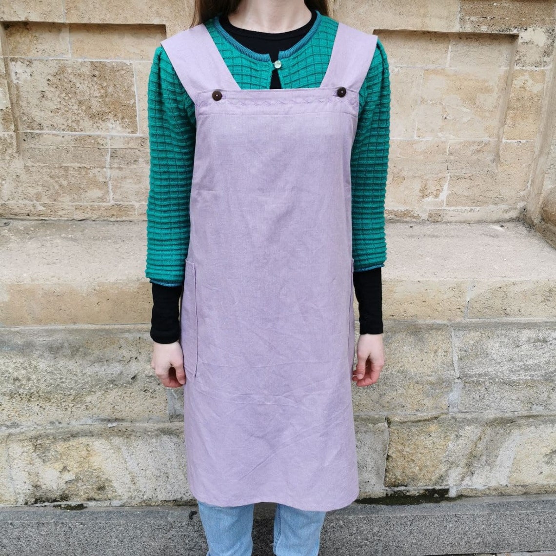 Japanese Apron Sewing Pattern PDF XXS-5XL Plus Size, Cross Back Apron ...