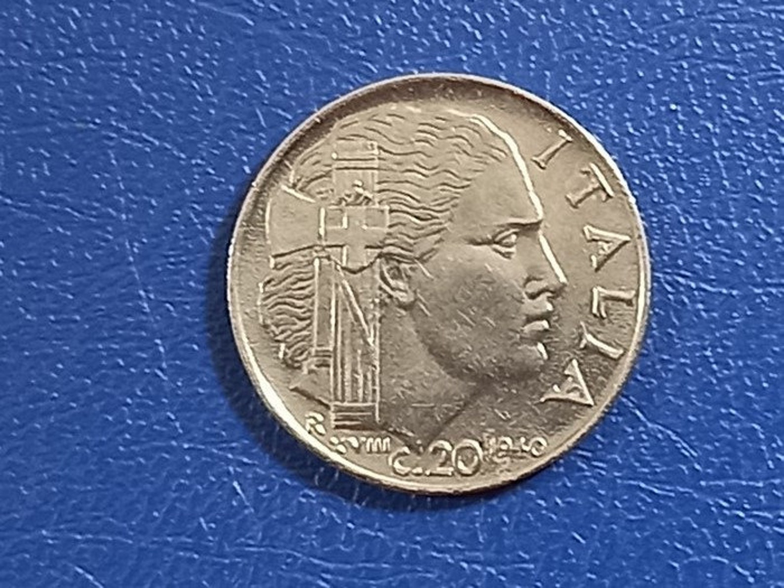 Coin Italia 20 . Centesimi 1940 - Etsy España