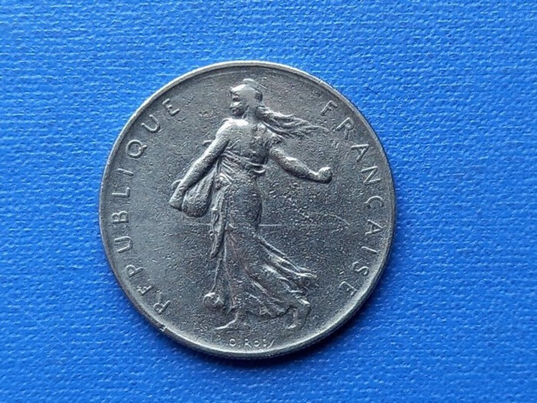 French Vintage Coin 1 Franc 1960 - Etsy