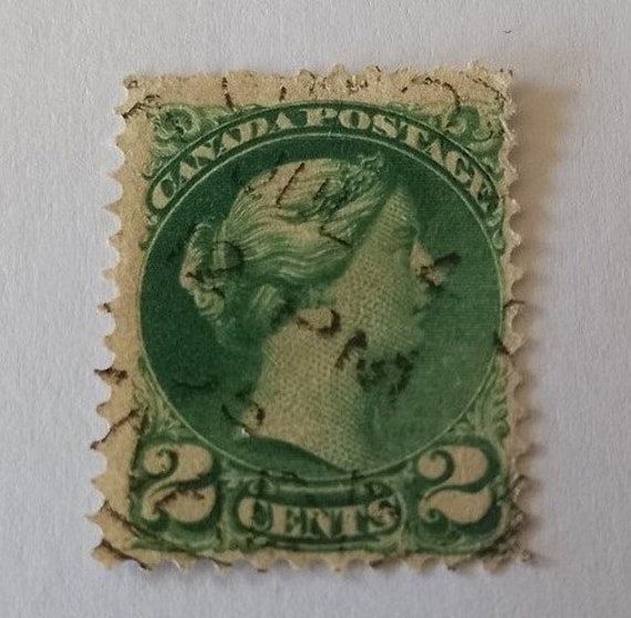 Canada Postage Postage 2 Cents Queen Victoria Postage Stamp - Etsy
