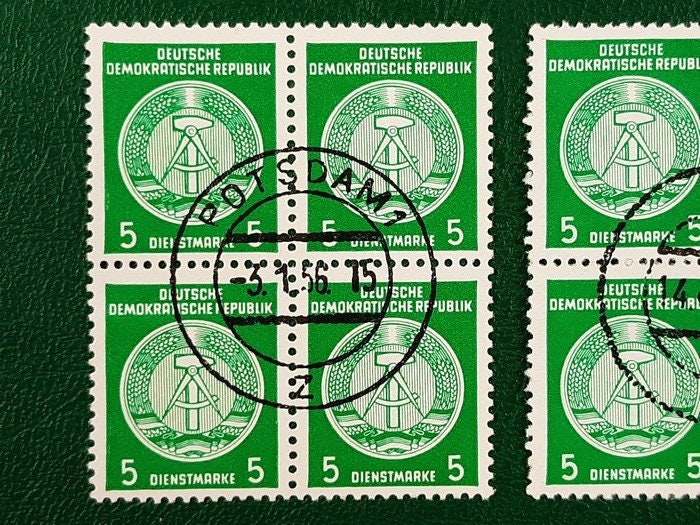 Postage Stamps DDR Dienstmarke 5 1956 - Etsy