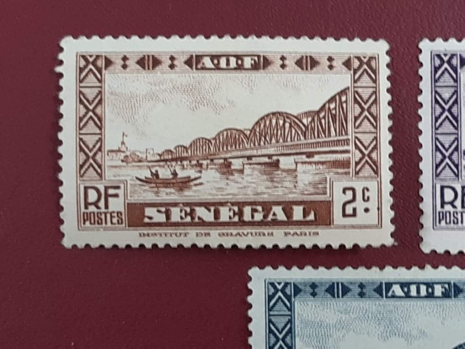 Senegal Postes RF Stamp Set - Etsy