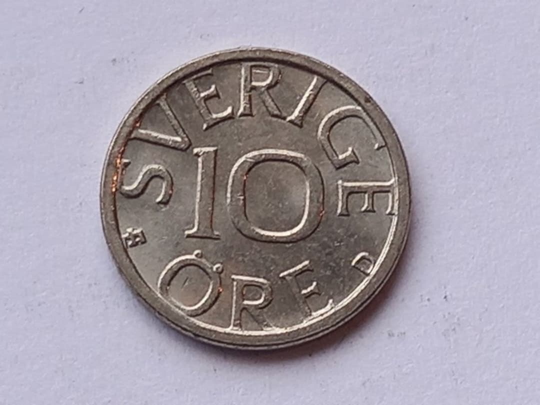 10 Coin Ore Sverige 1990 - Etsy