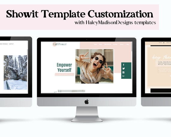Showit Template Showit Custom Template Customized Website | Etsy