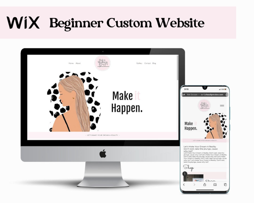 Beginner Custom Wix Website, Wix Template, Wix Theme, Customizable ...