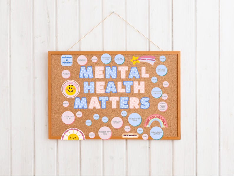 Mental Health Awareness Bulletin Board - Etsy