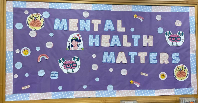 Mental Health Awareness Bulletin Board - Etsy
