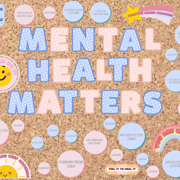 Mental Health Bulletin Board - Etsy