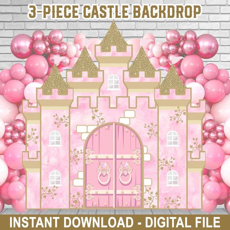 Castle Backdrop - Etsy