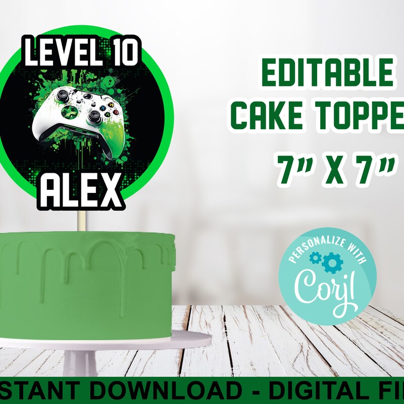 Xbox Cake Topper - Etsy UK