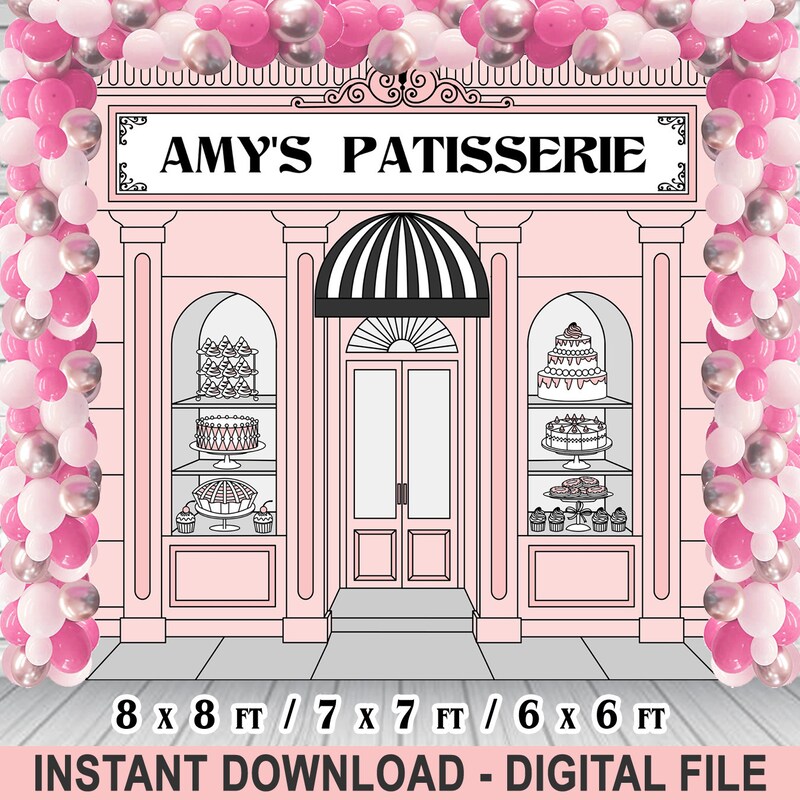 Bakery Backdrop - Etsy