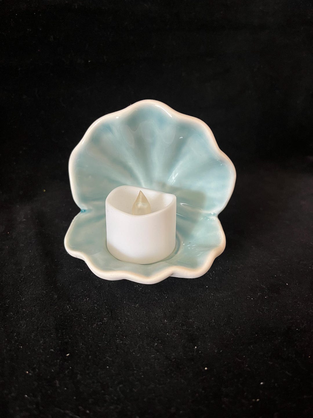 Clam Shell Tea Light Holder - Etsy