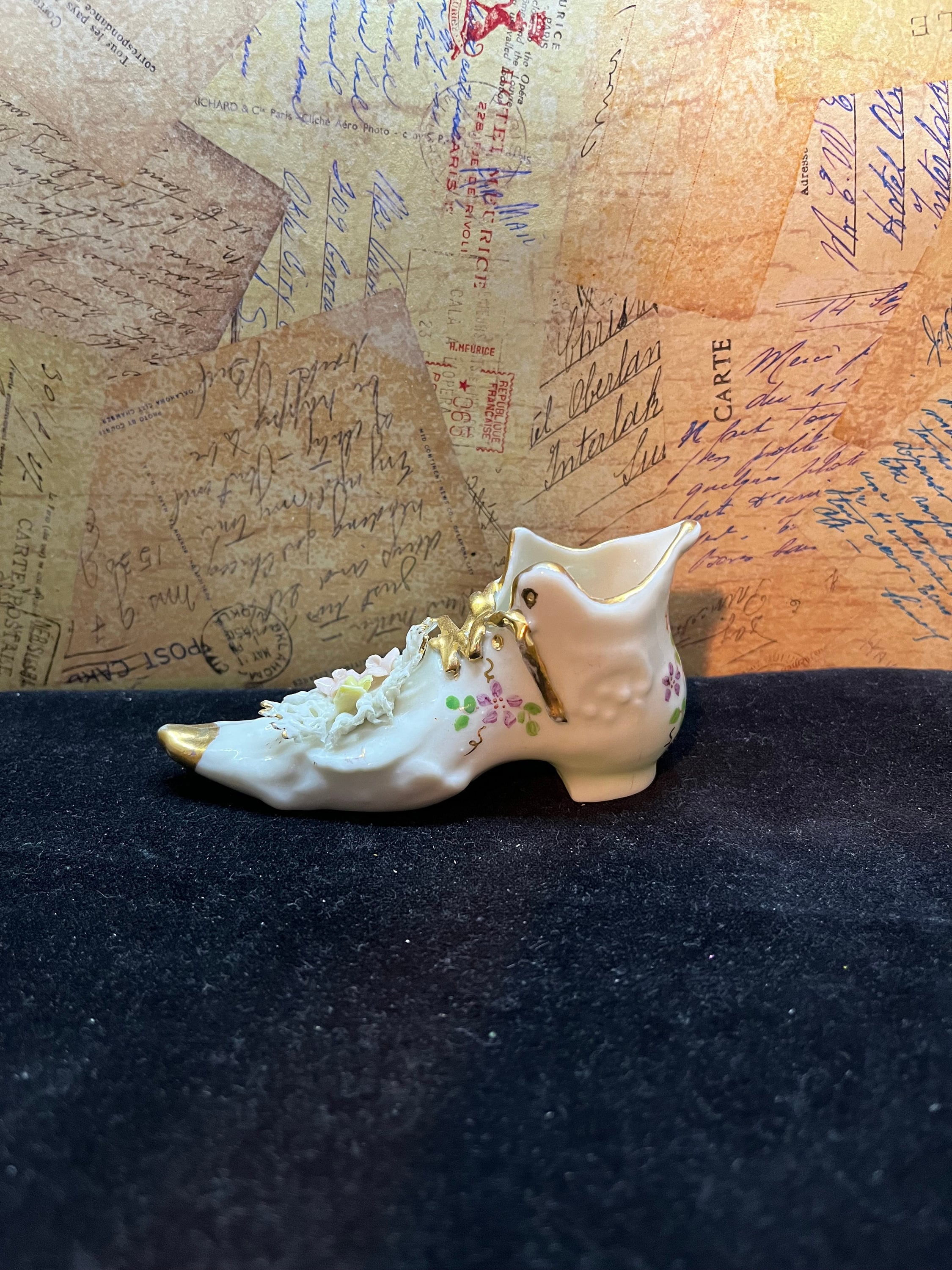 Miniature Porcelain Victorian Style Boot - Etsy