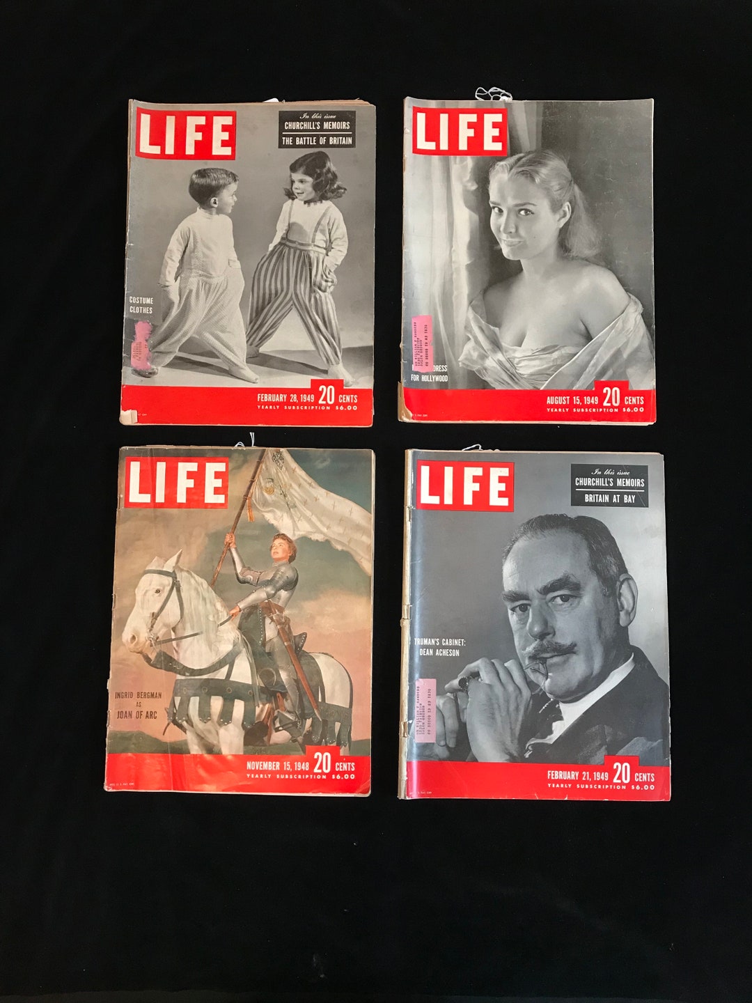 Life Magazine Collection Lot of 4 From 1948-1954 - Etsy