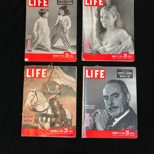 Life Magazine Covers - Etsy