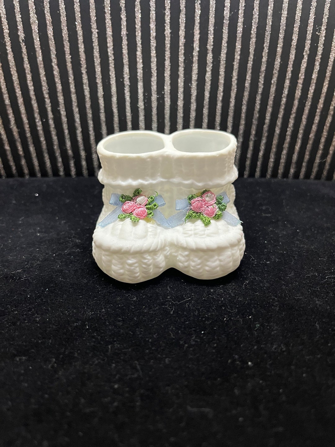 Miniature Porcelain /ceramic White Baby Booties - Etsy