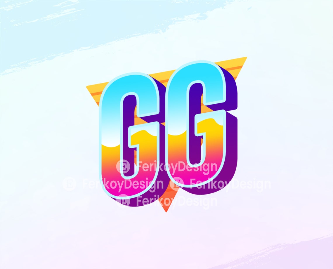 Stream Emotes GG Text Good Game 2 Custom Emotes Twitch Discord Youtube ...