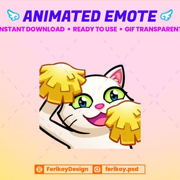 Animated Cheer Emote - Etsy
