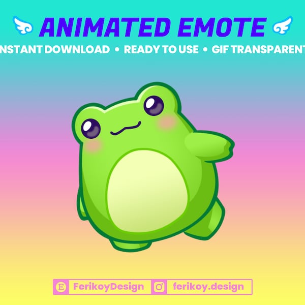 Frog Twerk Emote - Etsy