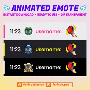 Frying Pan Smack Animated Emote: Funny Twitch/discord Slap - Etsy