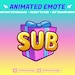 Sub Gift Emote Scrub Soap Emote Gift Box Animated Emote Twitch Discord ...