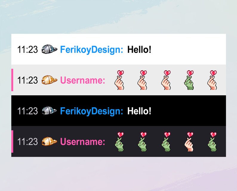 Stream Emotes - Love Hand Sign - Heart | Custom Emotes | Twitch ...