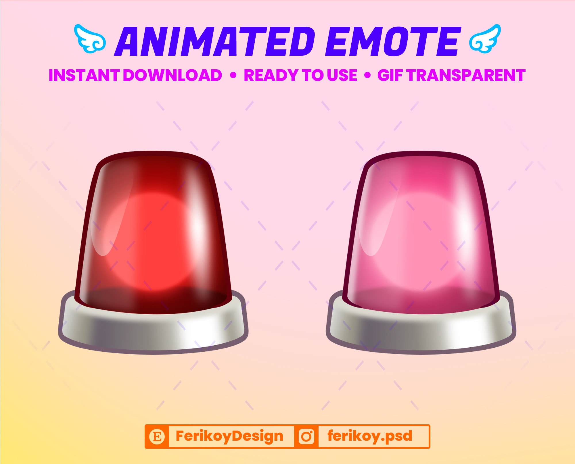 Animated Police Siren