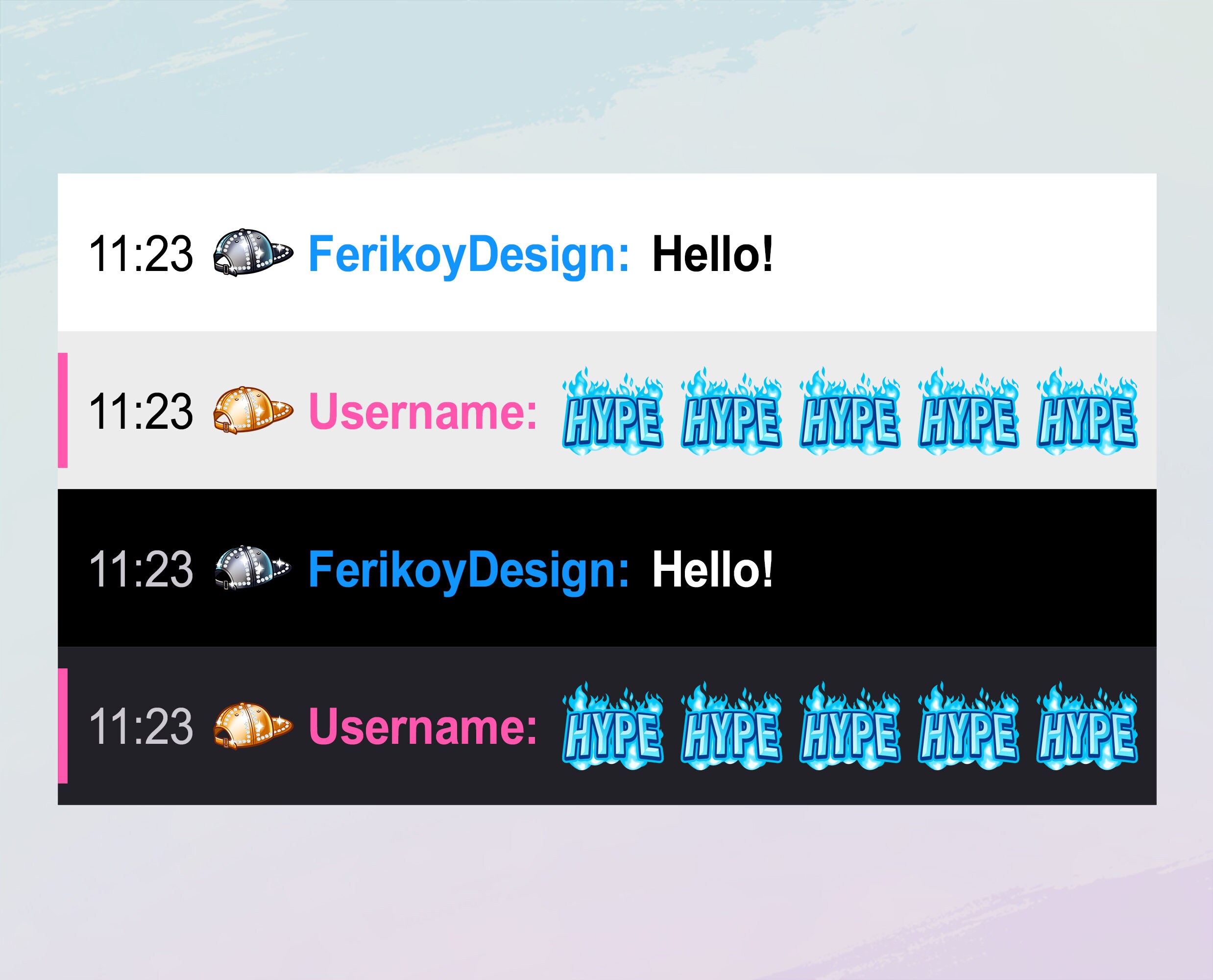 Stream Emotes Hype Text Blue Fire Custom Emotes Twitch Discord Youtube ...