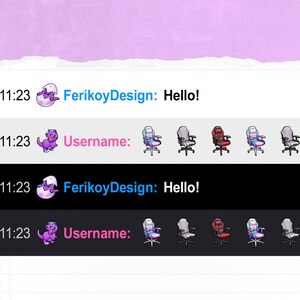 3x Gaming Chair Emotes | Custom Emotes | Twitch | Discord | Youtube ...