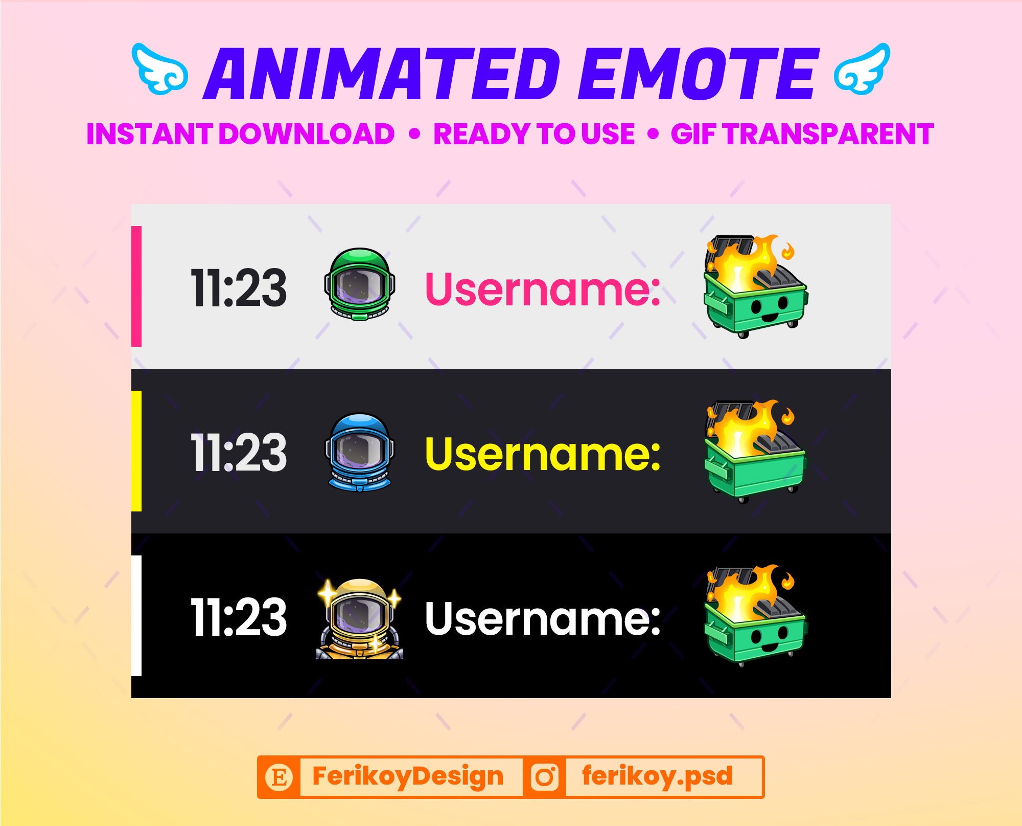 Dumpster Fire Animated Emote Garbage Trash Emote for Twitch and Discord ...
