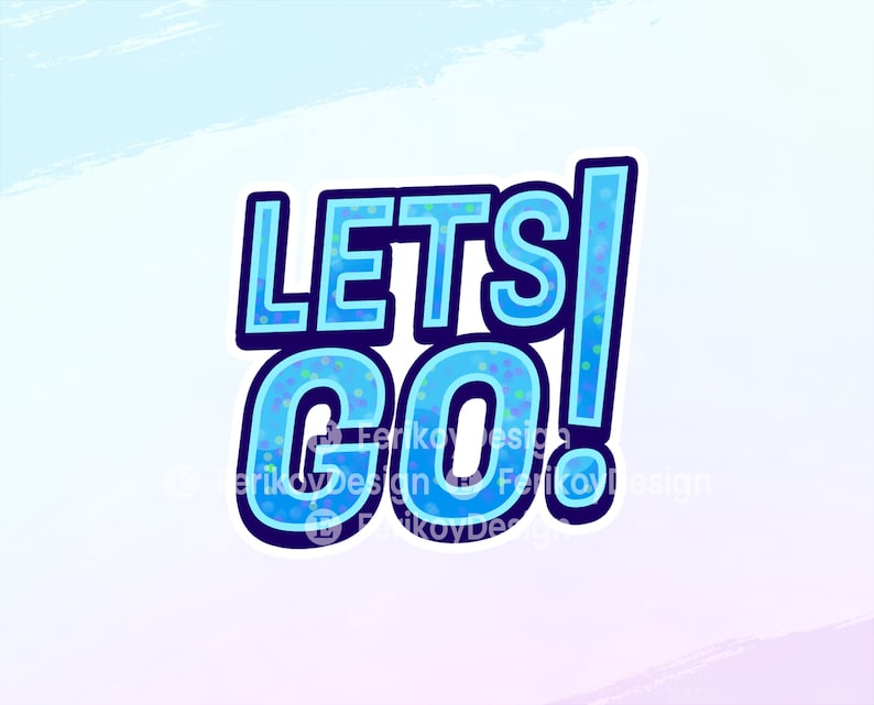 Stream Emotes Lets Go Text Emote Custom Emotes Twitch Discord Youtube ...