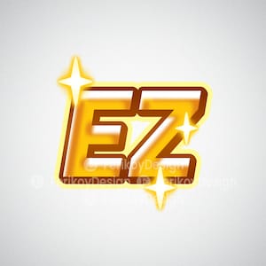 4x Stream Emotes - EZ Text Emotes - Easy - Too Easy | Custom Emotes ...