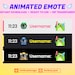 Rave Cute Frog Animated Emote - Cheer Dance - Glow Stick - for Twitch ...