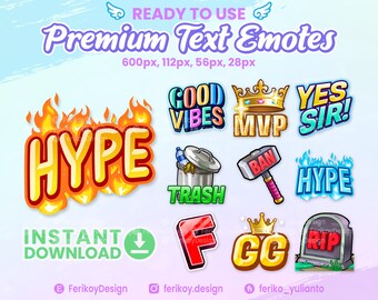 Yes Sir Emotes - Etsy