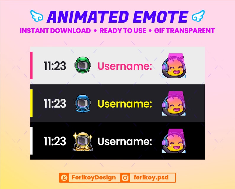 Emote animado de Jamming Cute Bee - Emote de Jam Party Music Wasp ...