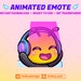 Coffee Cute Frog Animated Emote Sip Emote for Twitch and Discord and ...